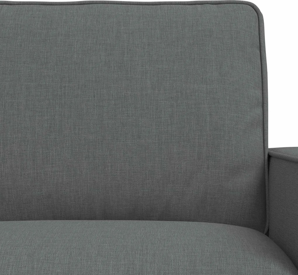 Set pohovek 2 ks Tmavě šedá textil 3407545