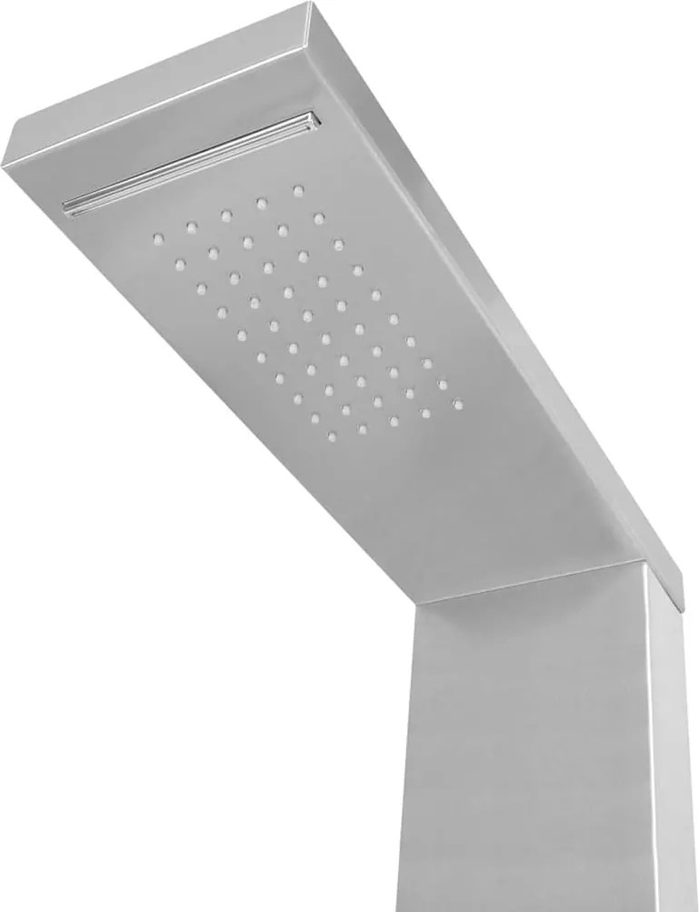 Sprchový panel set z nerezové oceli s čtvercovým designem 142371