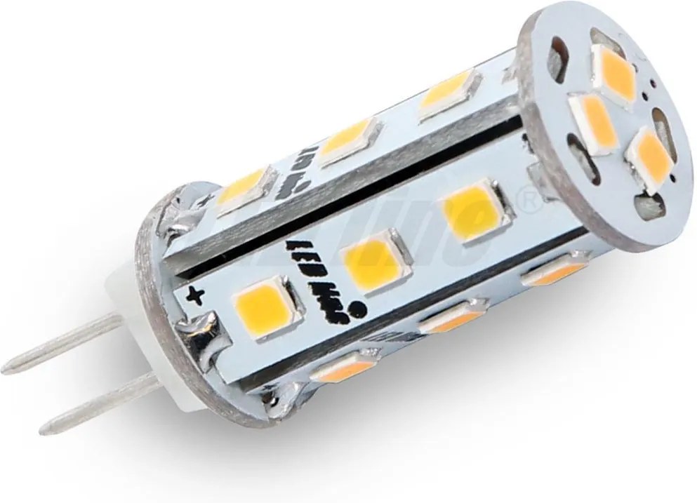 Led line LED žárovka 3W 18xSMD G4 295lm corn TEPLÁ BÍLÁ 12V DC