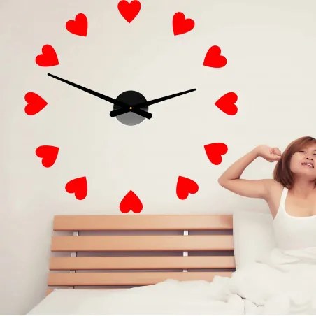 Nástěnné hodiny s motivem srdce I SENTOP 12S051 Wall clock HEU-