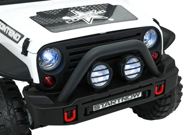 Elektrické autíčko Jeep BEAST 4x4 bílé