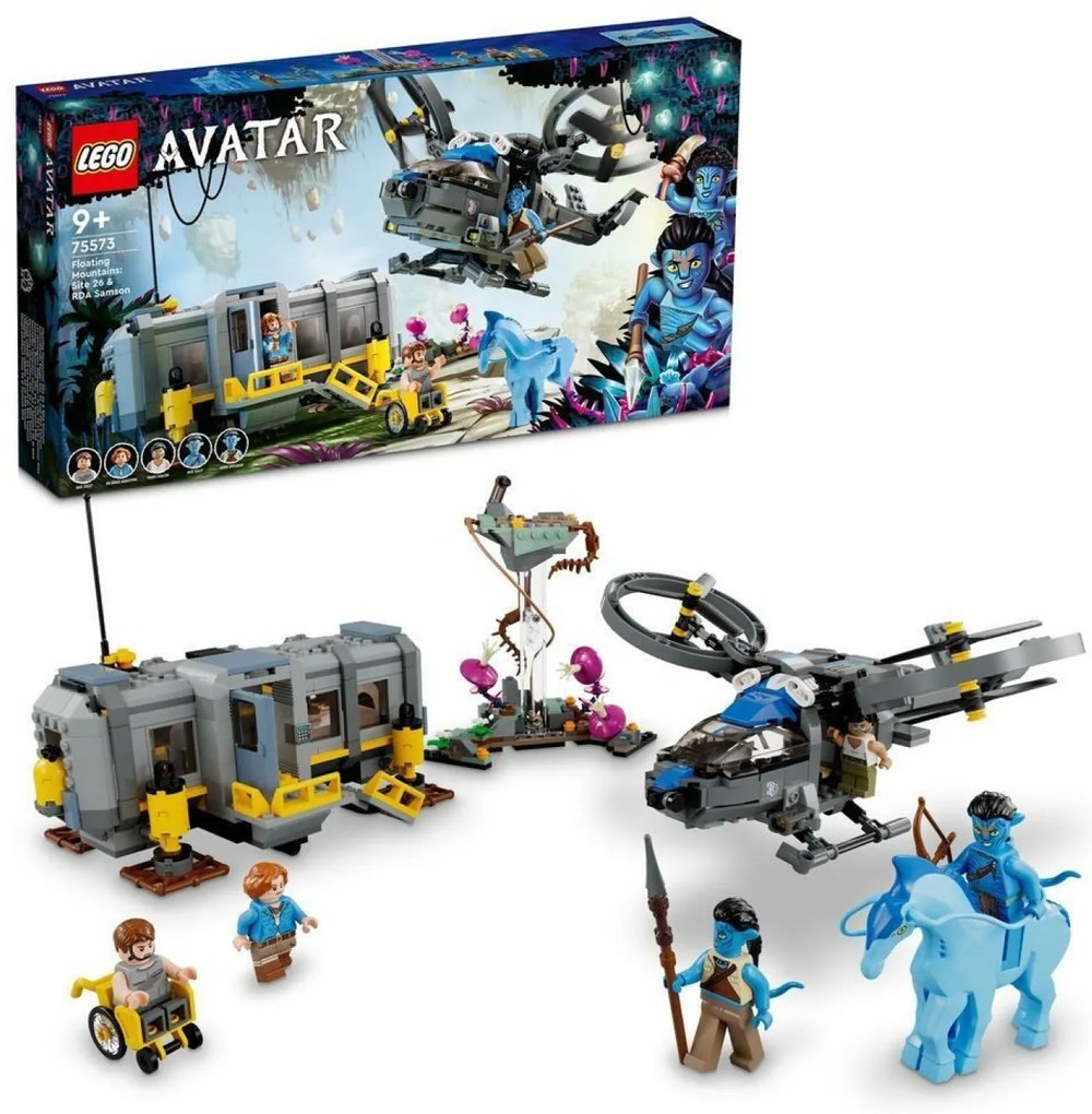 Lego stavebnice lego avatar  75573 létající hory: stanice 26 a rda samson