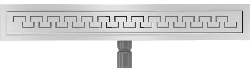 Mexen Flat nerezový sprchový žlab 50 cm vzor M15, 1024050-15
