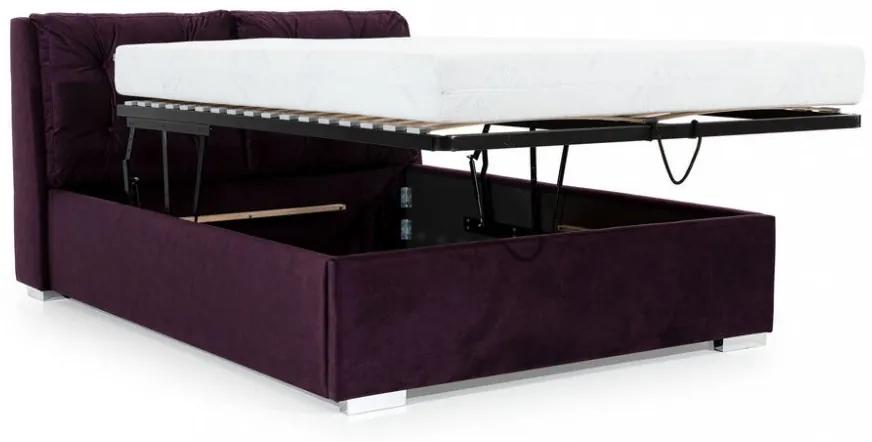Elegantní čalouněná postel IBIZA 160x200 cm Solar 2