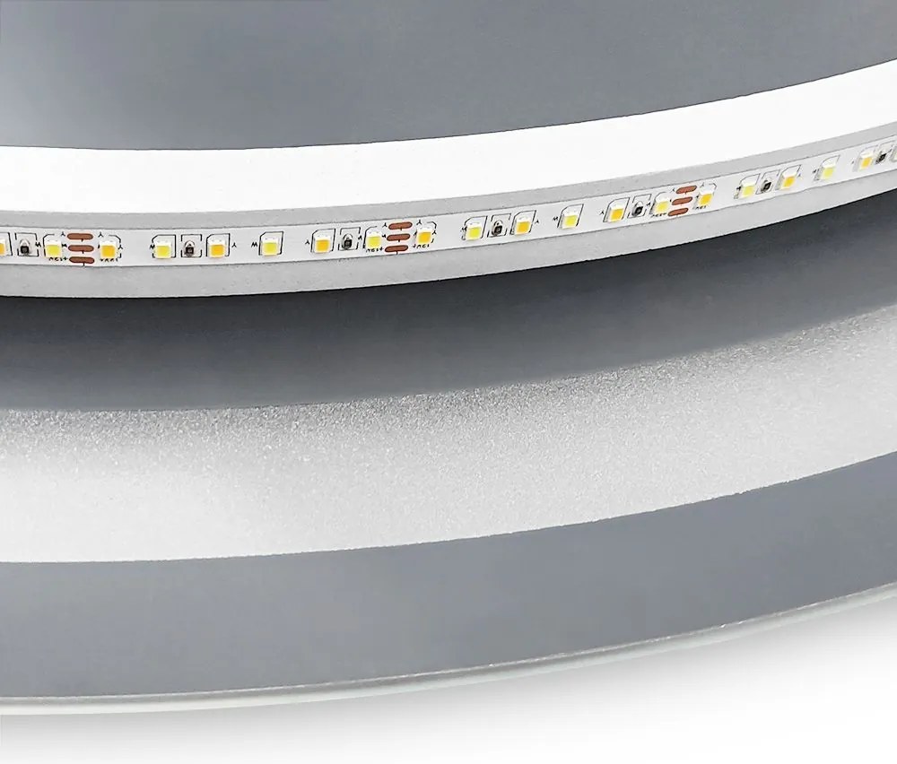 Tutumi Zrcadlo Modern ⌀80 cm s vyhříváním a regulovatelným LED osvětlením HOM-00906