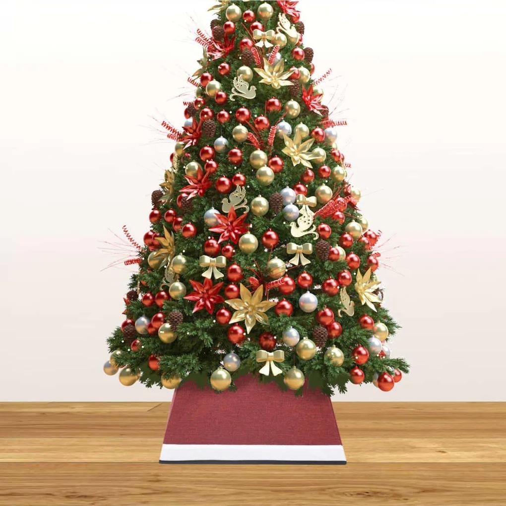 vidaXL Podložka pod vánoční stromek 48 x 48 x 25 cm [331307] Barva: Červeno-černá