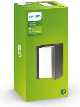 Venkovní nástěnné svítidlo Philips Bridge E27 42W IP44