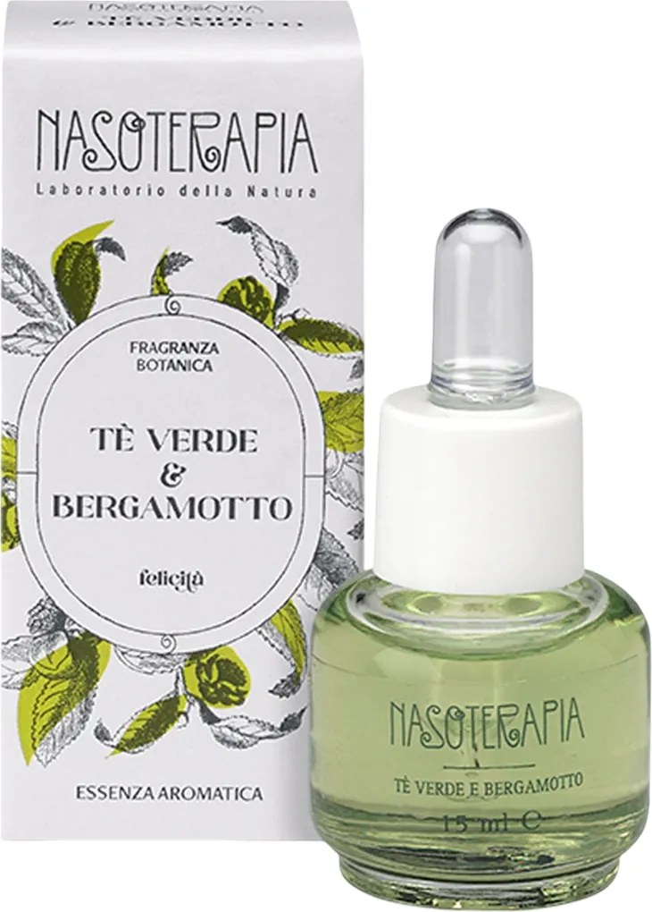 Nasoterapia vonný olej Tè Verde e Bergamotto, 15 ml