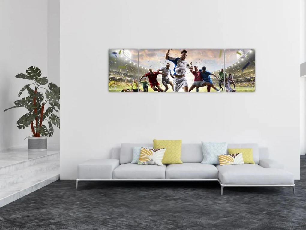 Obraz - Fotbal (170x50 cm)