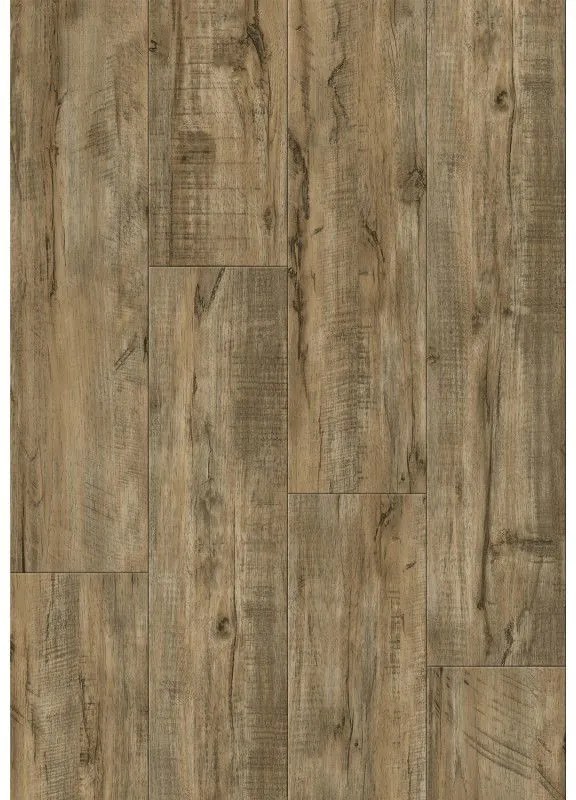 Mexen El Paso vzorek vinylových panelů SPC 6,5 mm, IXPE podklad 1,5 mm, 4 V-drážka, Ořech - F1069-S