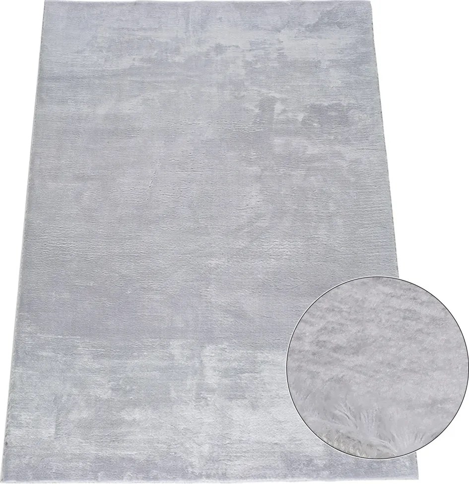 BE Koberec Modern 3795 GREY - šedý obdélníkový Rozměr: 50x80 cm