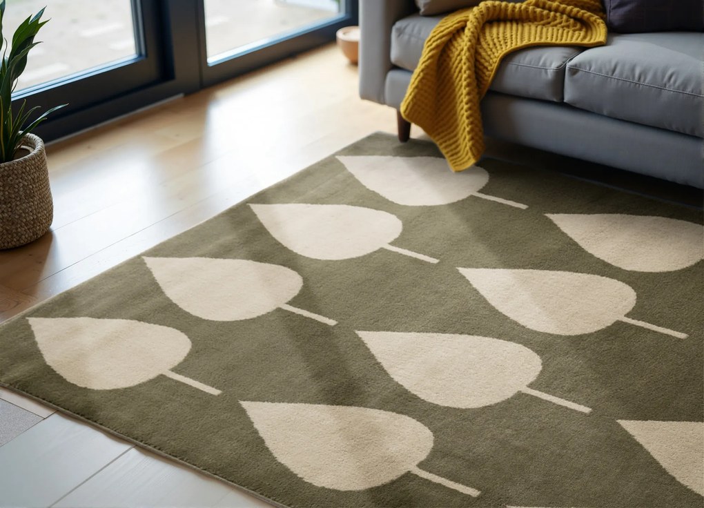 Hanse Home, Dětský koberec Adventures 106215 Green Cream, 160x235, zelená, dětský pokoj