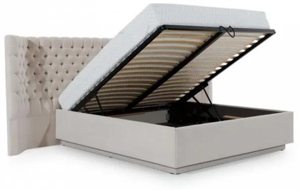 Luxusní čalouněná postel PARIS 140x200 cm Solar 2 Ne bez pufy
