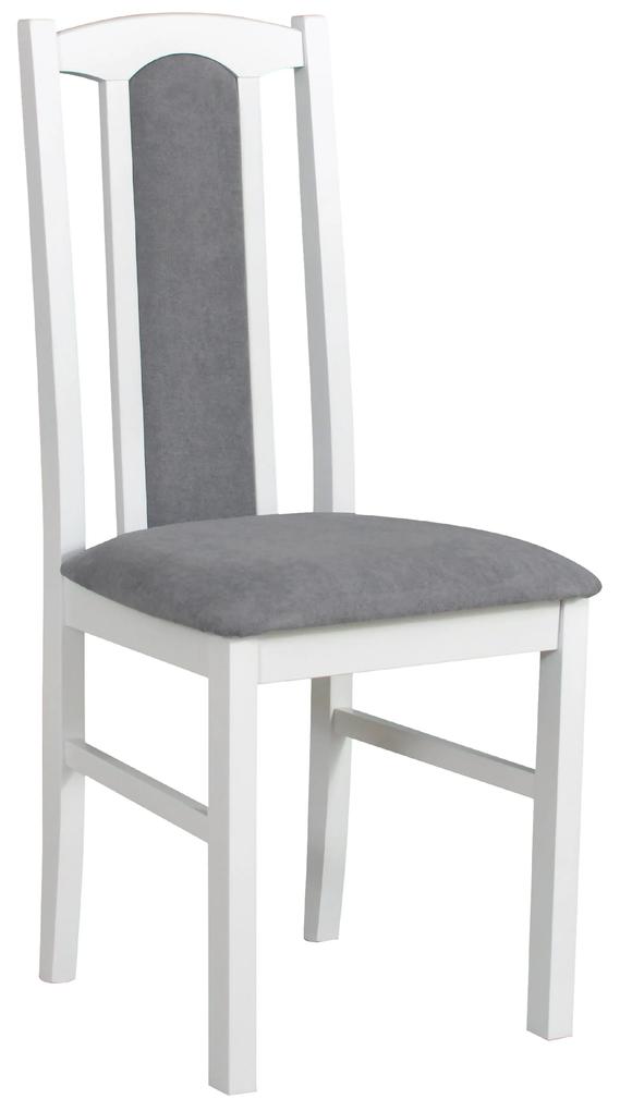 Jídelní židle Klára Zvolte dřevo: Bílá, Zvolte látku: látka 6b