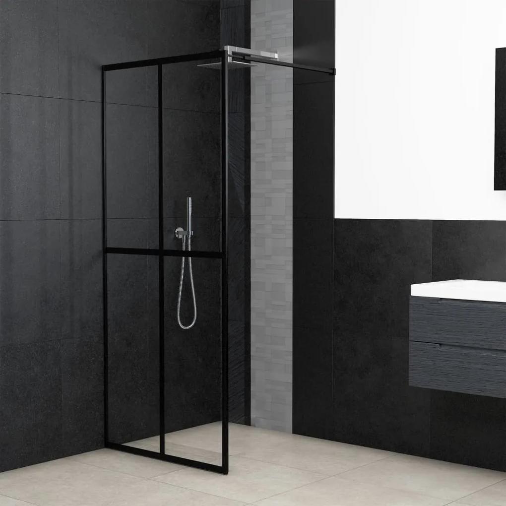 Zástěna do průchozí sprchy čiré tvrzené sklo 90 x 195 cm - Default Title