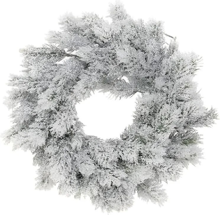 Vánoční věnec Natural Klasik se sněhovým efektem 35 cm