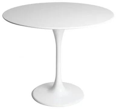 Kulatý konferenční stůl Tulip, 60 cm, bílý