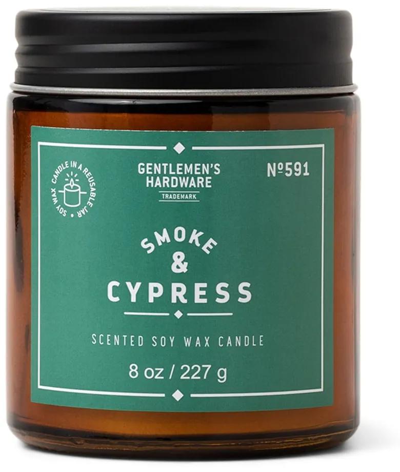 Vonná sojová svíčka doba hoření 48 h Smoke &amp; Cypress – Gentlemen's Hardware