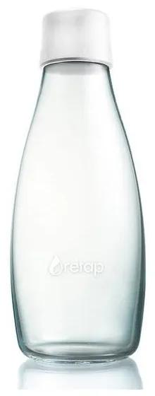 Mléčně bílá skleněná lahev ReTap s doživotní zárukou, 500 ml