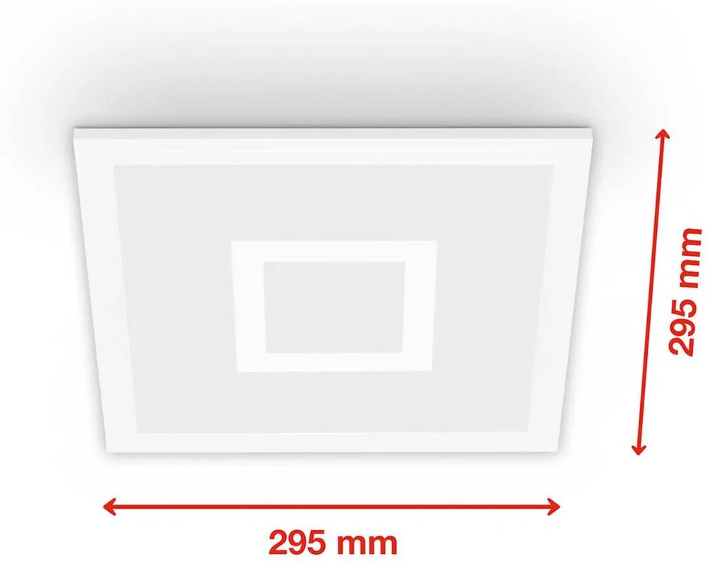 LED panel Centrelight bílý Dálkový CCT RGB 30x30cm