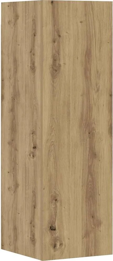 Sada 5 kusů nástěnné TV skříňka dub artisan kompozitní dřevo 3328998