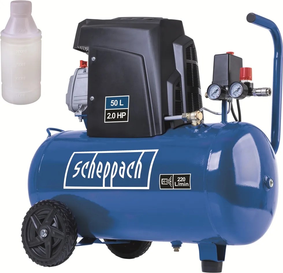 Scheppach HC 65 - olejový kompresor, 50 l