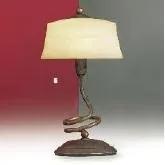 OR LA 4-1011/1 Stolní lampa 1xE14 antik/sklo, výška 38cm, průměr 22cm - ORION
