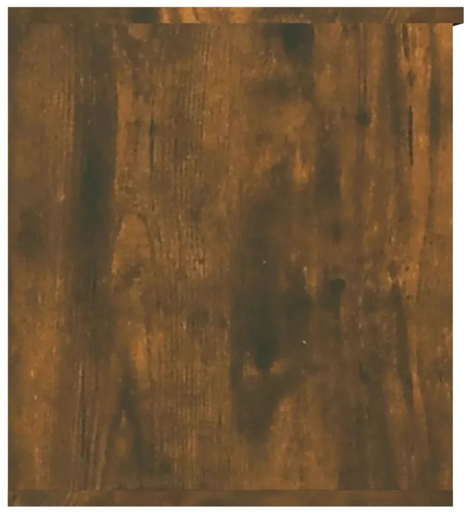 Úložná truhla kouřový dub 84 x 42 x 46 cm kompozitní dřevo - Default Title