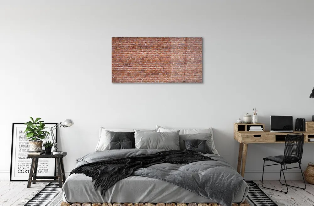 akrylový obraz Cihlové zdi wall 100x50 cm