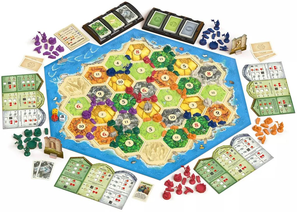 ALBI HRA Catan Města a rytíři rozšíření pro 5-6 hráčů *SPOLEČENSKÉ HRY* alb6n
