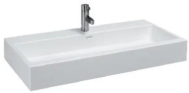 Laufen Living - Umyvadlo na desku, 1000x460 mm, bez otvoru pro baterii, bílá H8184380001091