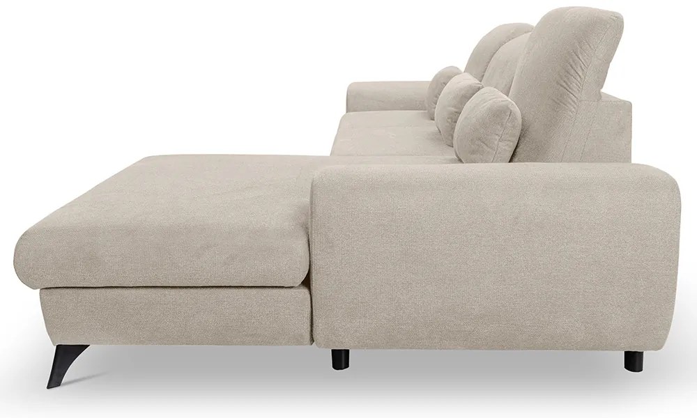 Sedací souprava ALTA | 279x172 cm | rozkládací + úložný prostor + 3x polštářek | VÝBĚR LÁTEK