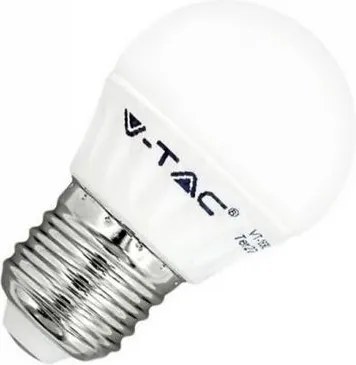 V-TAC LED žárovka mini GLOBE G45 4W/230V/E27/4000K/320Lm/200°/A+