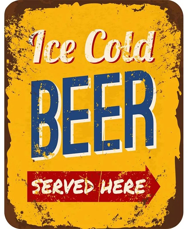 Cedule Ice Cold Beer Seved Here