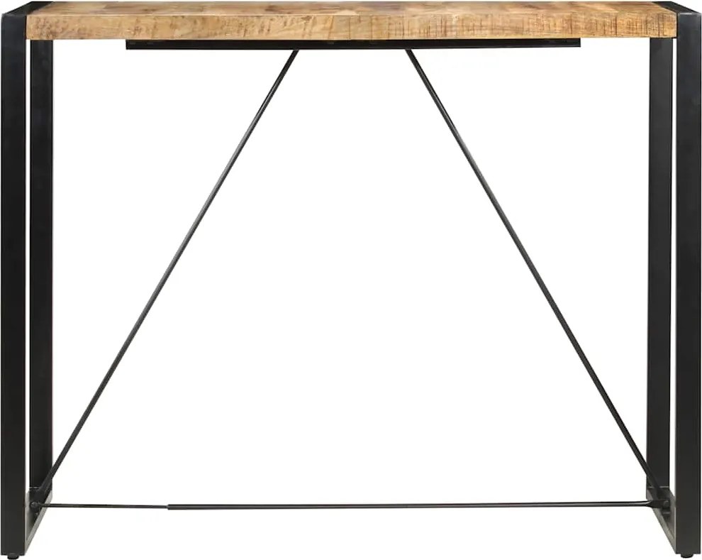 Barový stůl 140 x 70 x 110 cm masivní mangovníkové dřevo 285957