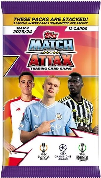 Fotbalové karty Topps UEFA UCL MATCH ATTAX 23/24 - Packet