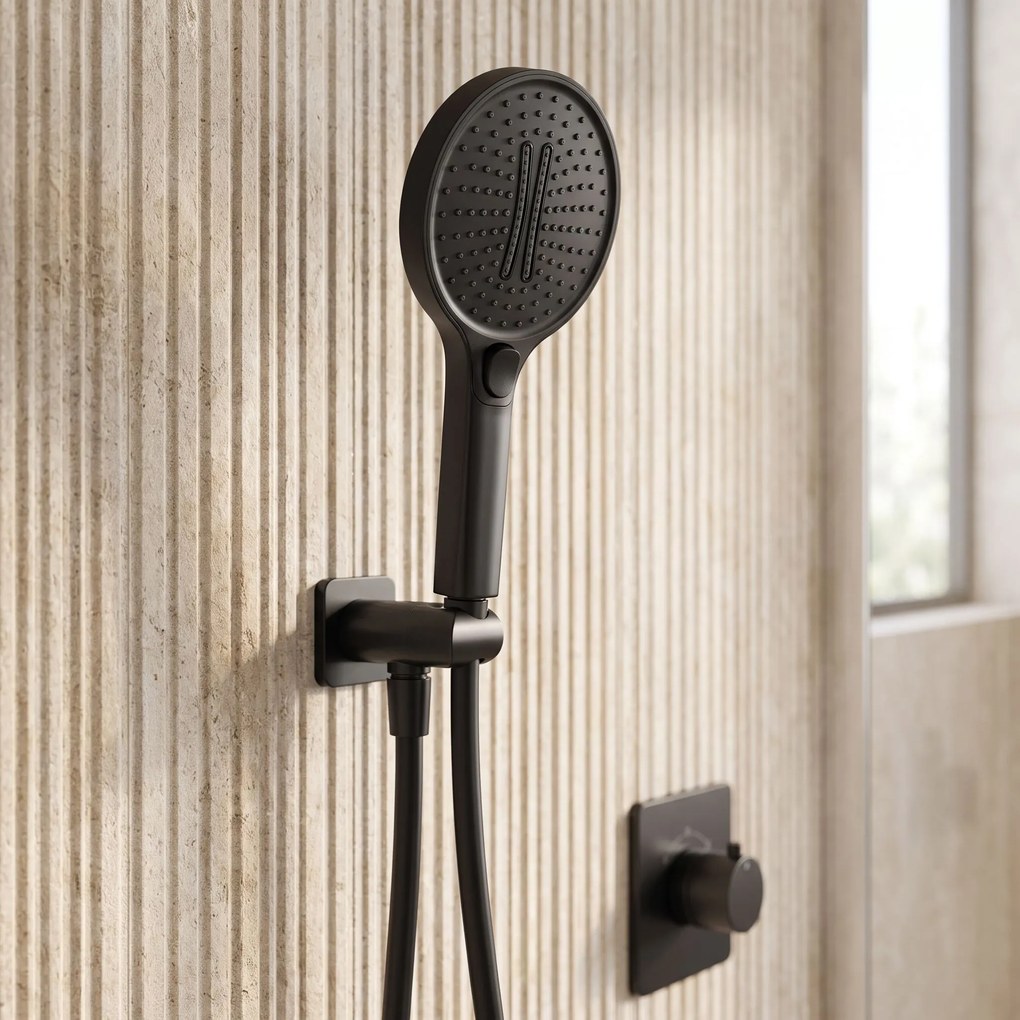 Rea, Sprchová hlavice REA JS-033 BLACK, REA-03906