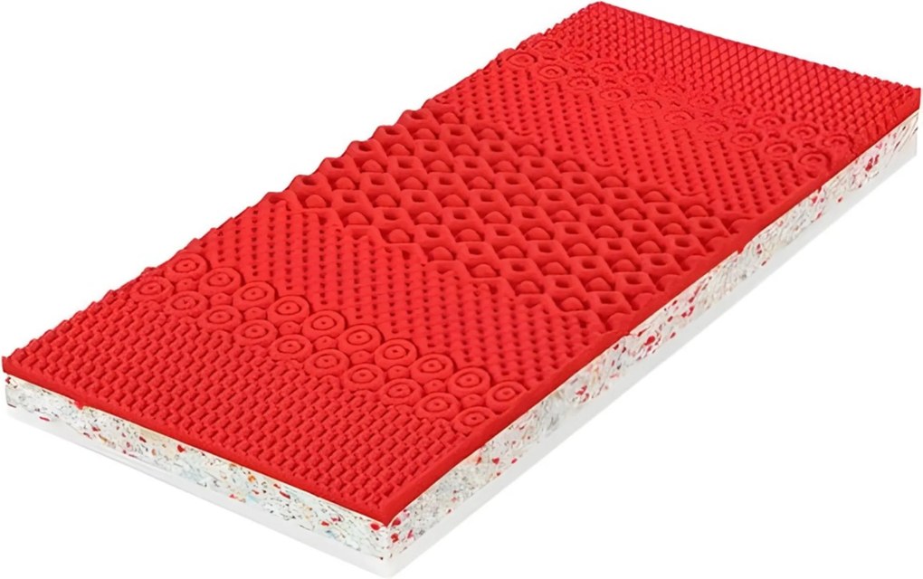 Pěnová oboustranná matrace Antala Flexi 90x200 cm bílá