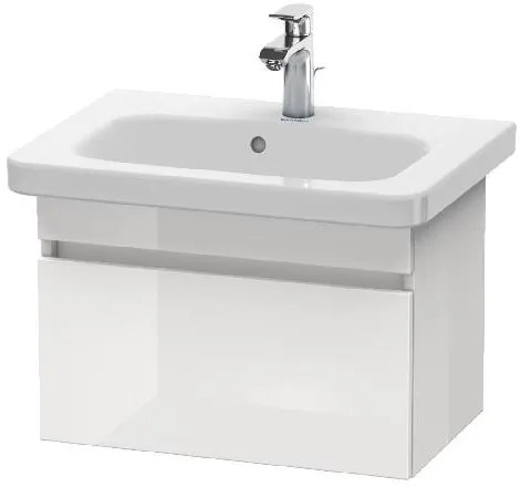 Duravit DuraStyle - Umyvadlová skříňka 40x58x37 cm, 1 zásuvka, lesklá bílá DS637902222