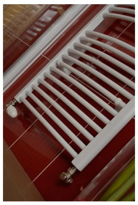 A-Interiéry Koupelnový radiátor Eco EC-X 45185 / bílá RAL 9016 (184x45 cm) - eco_ecx45185