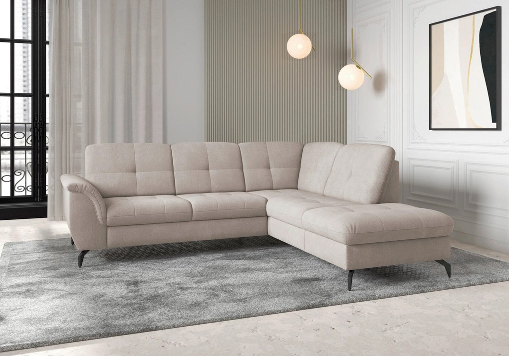XXXLutz ROHOVÁ SEDAČKA, textil, šedobéžová Sit & More - Sedací soupravy - 00014401331P