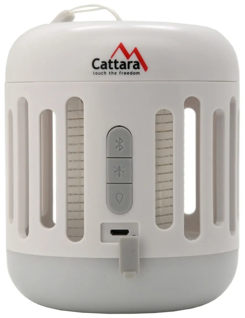 Cattara Nabíjecí bluetooth svítilna s lapačem hmyzu Music cage, 60 lm