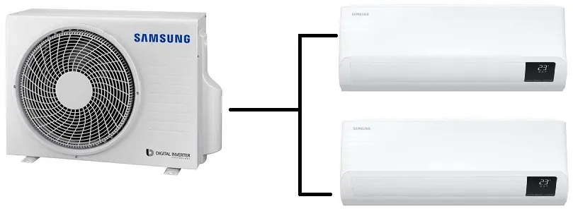 Klimatizace Samsung Cebu 1+2 (2kW + 2,5kW) R32