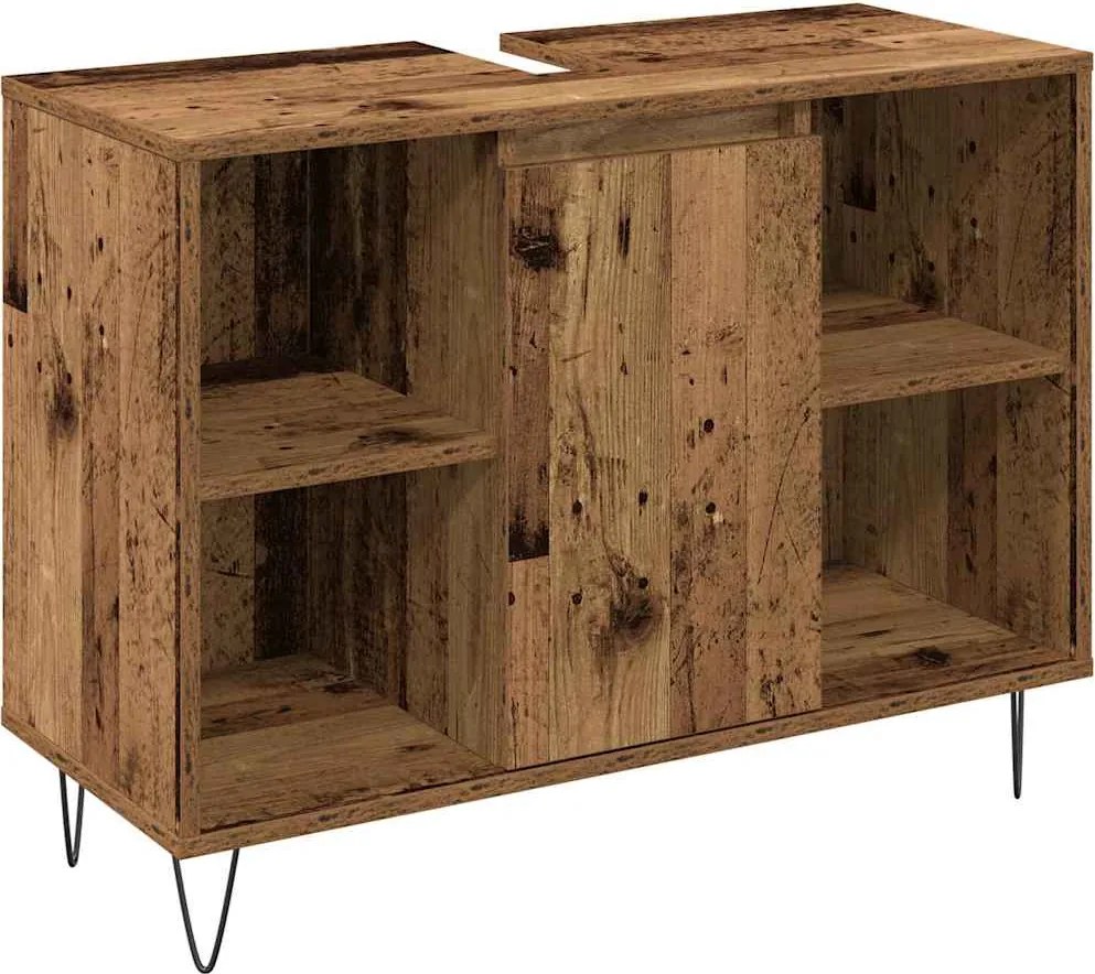Sada koupelnového nábytku 3 ks Staré dřevo 30 x 30 x 180 cm 3378507