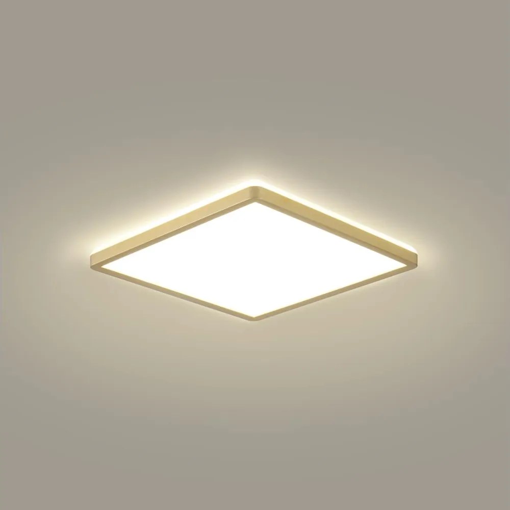 Brilagi - LED Koupelnové svítidlo ULTRA SLIM LED/18W/230V 30x30 cm zlatá IP54