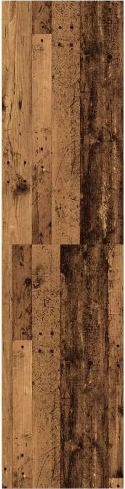 Šatní skříň old wood 100 x 50 x 200 cm kompozitní dřevo 3307736