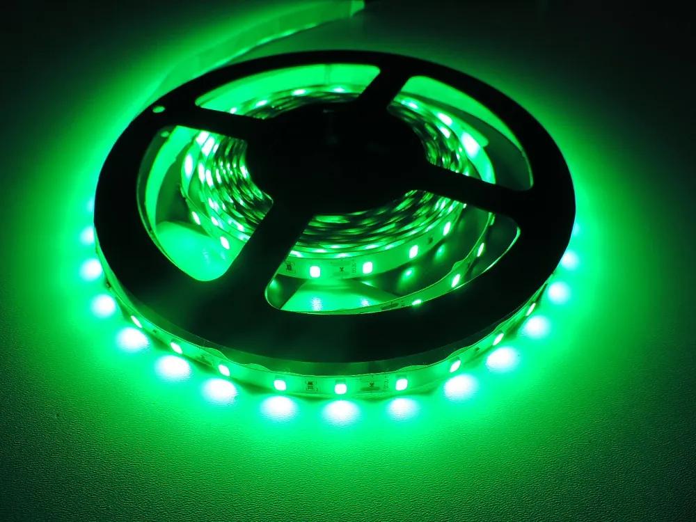 LED pásek SUPER BRIGHT 14.4W/m, PROFI, 12V, IP20, 60LED/m, SMD5630 Barva světla: Zelená