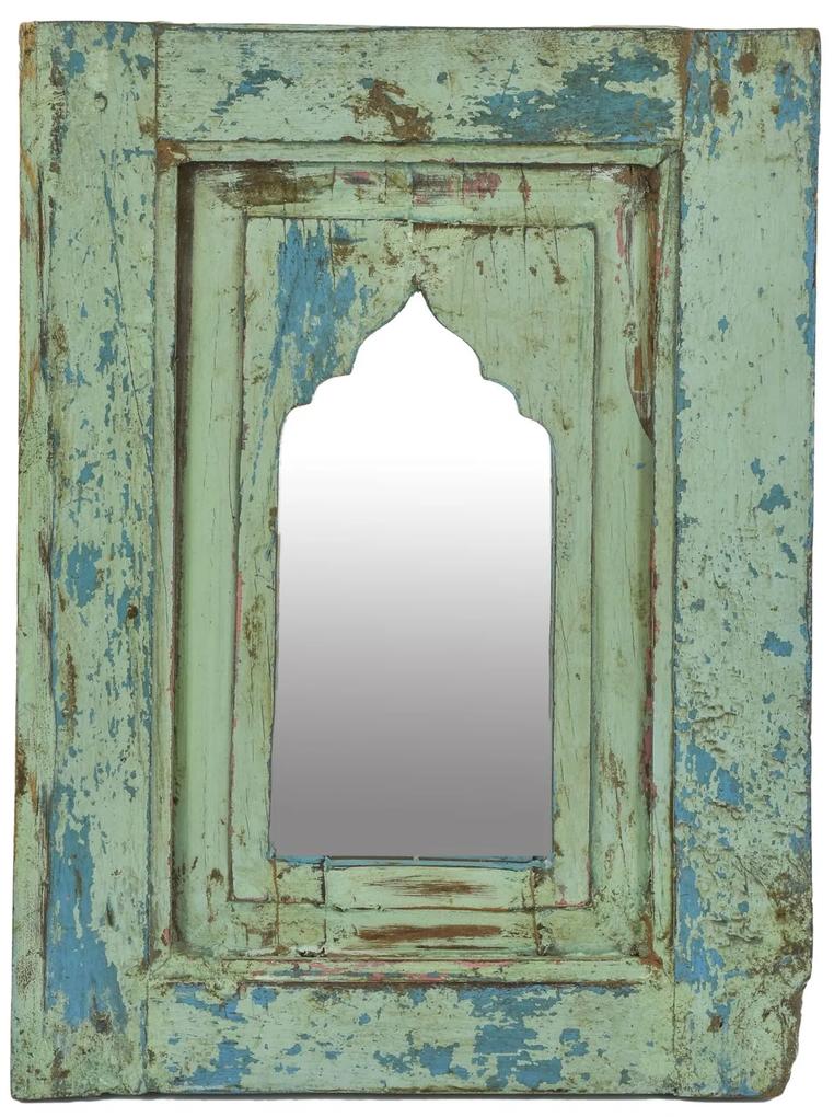 Sanu Babu Zrcadlo v rámu z teakového dřeva, 35x3x48cm