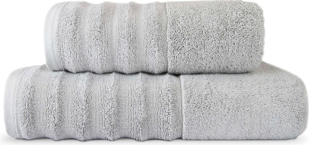 Ručníky a osušky CASA COLORATA - světle šedá Velikost: ručník 50 x 100