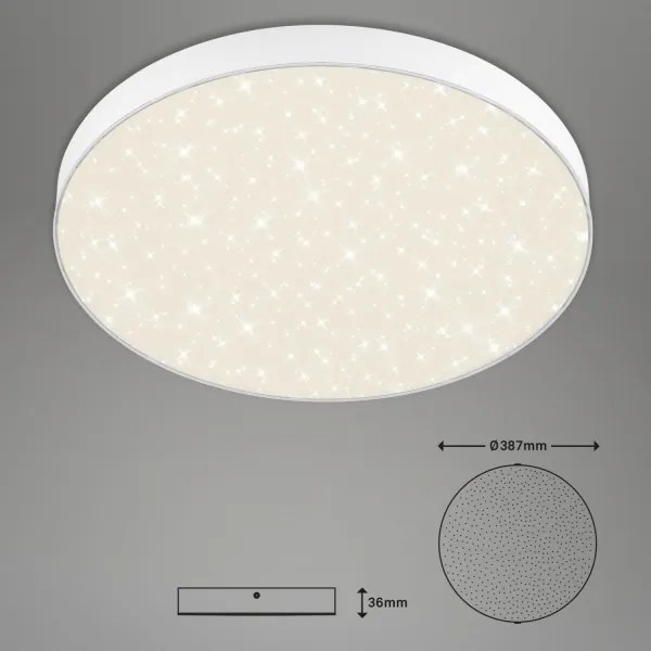 Briloner 7075-416 - LED Stropní svítidlo STAR SKY LED/24,5W/230V pr. 38 cm bílá
